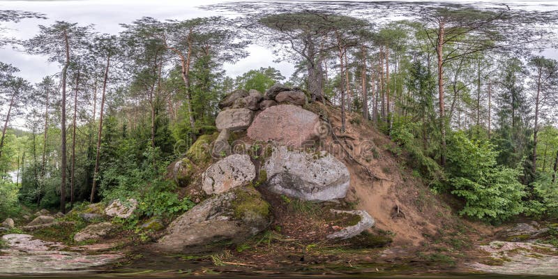 Full Seamless Spherical Hdri Panorama 360 Degrees Angle Near High Cliff ...