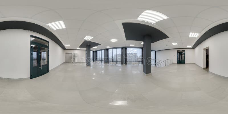 Full Seamless Spherical Hdri 360 Panorama View in Empty Modern Hall ...