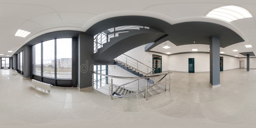 Full Seamless Spherical Hdri 360 Panorama View in Empty Modern Hall ...