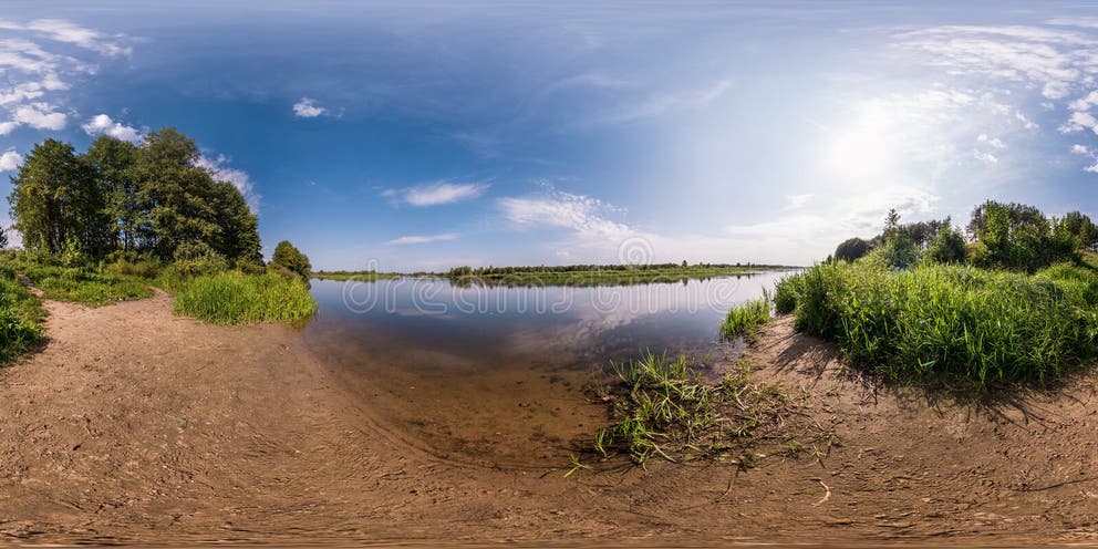 Full Seamless Spherical Panorama 360 by 180 Degrees Angle View on the ...