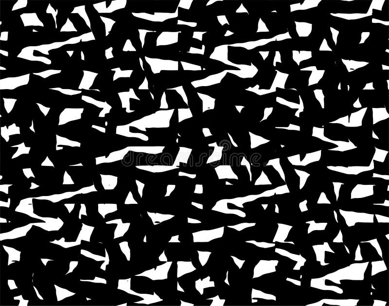 Seamless Texture Pattern Monochrome Abstract Lines Vector Black And
