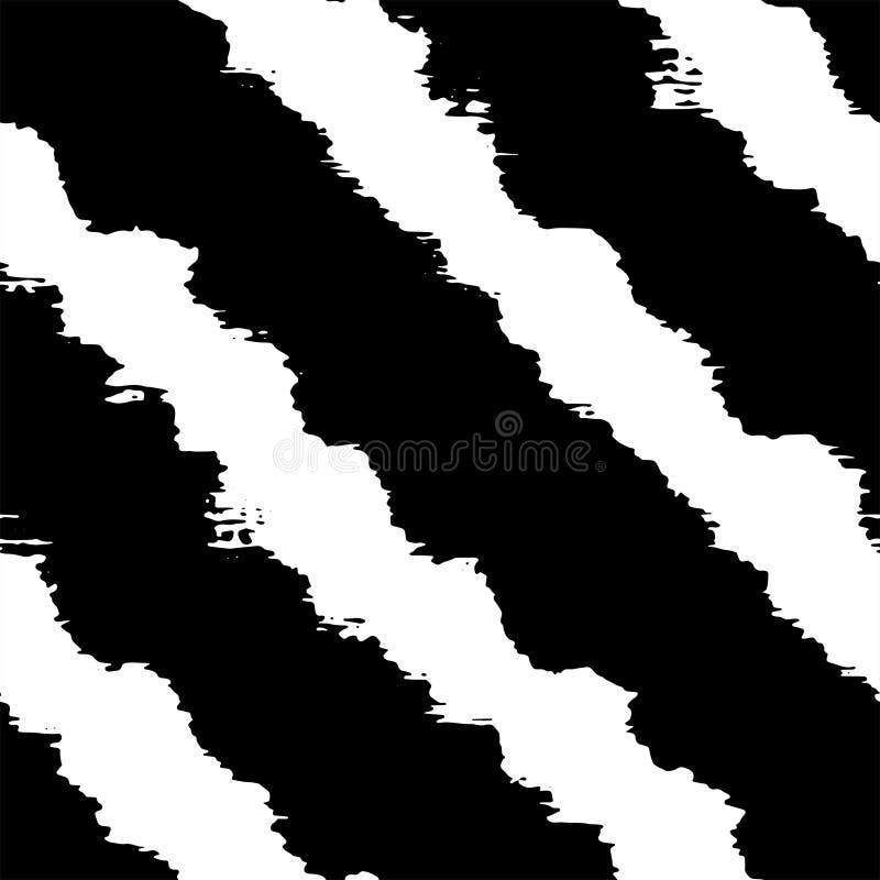 Full Seamless Abstract Distressed Lines Pattern. Monochrome Vector ...