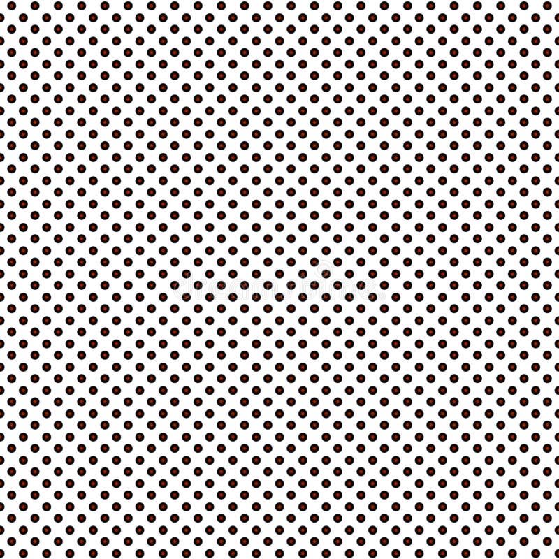 Seamless Modern Geometric Dot Circle Pattern for Decor and Textile. Red ...
