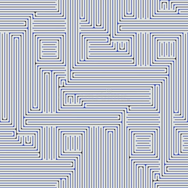 Seamless Texture with Marble Labyrinth Stock Illustration ...