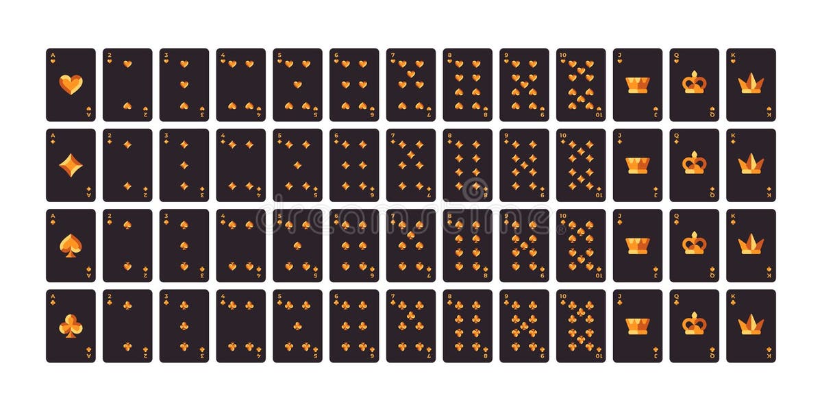 Full Playing Cards Set Stock Illustrations – 1,548 Full Playing Cards ...