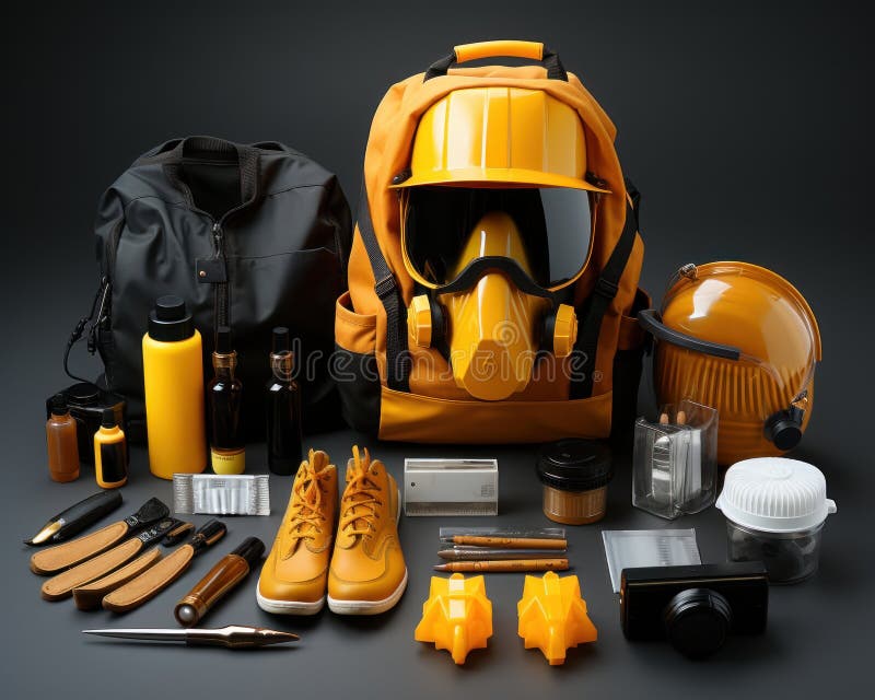 Full Set of Construction Safety Gear, Construction and Engineering ...