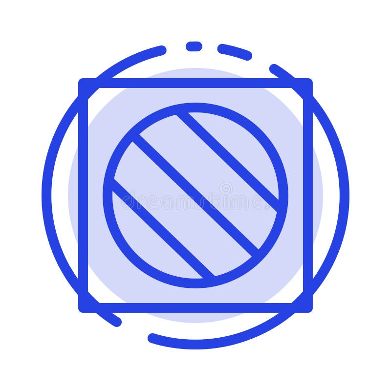 Full Shadow, Editing, Photo, Shadow Blue Dotted Line Line Icon Stock ...