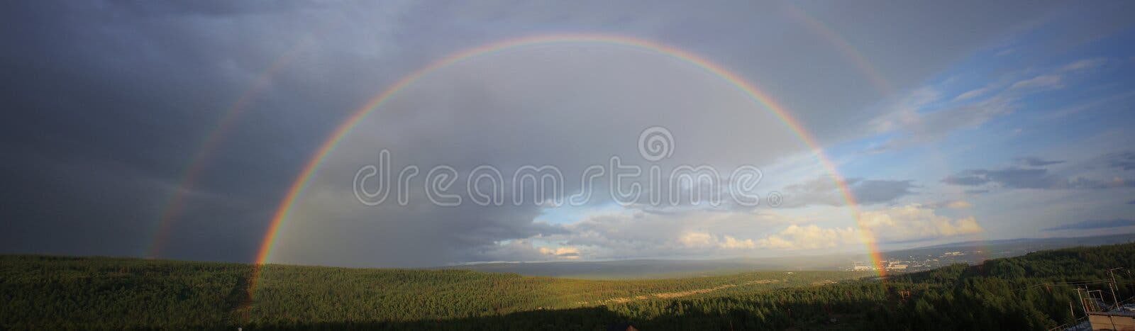 Complete Rainbow stock photo. Image of rainbow, mountain - 25020716