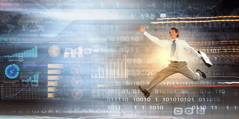 Full speed businessman stock photo. Image of determination - 56754102