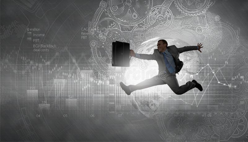 Full speed businessman stock image. Image of concept - 56910111