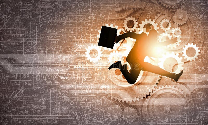 Full speed businessman stock image. Image of time, road - 56910791