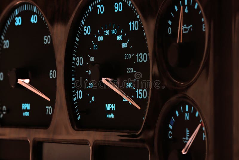 Full speed stock photo. Image of fast, dashboard, analogue - 246601506