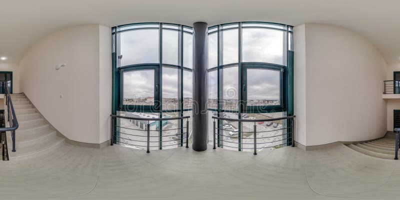 Full Spherical Hdri 360 Panorama View in Empty Modern Hall Near ...