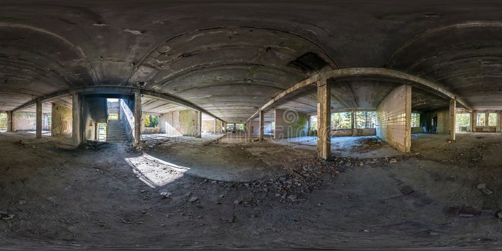 Full Spherical Seamless Panorama 360 Degrees Angle View Concrete ...