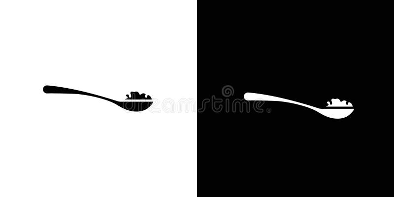 Full Spoon Icon Isolated Flat Vector in Outline Stock Vector ...