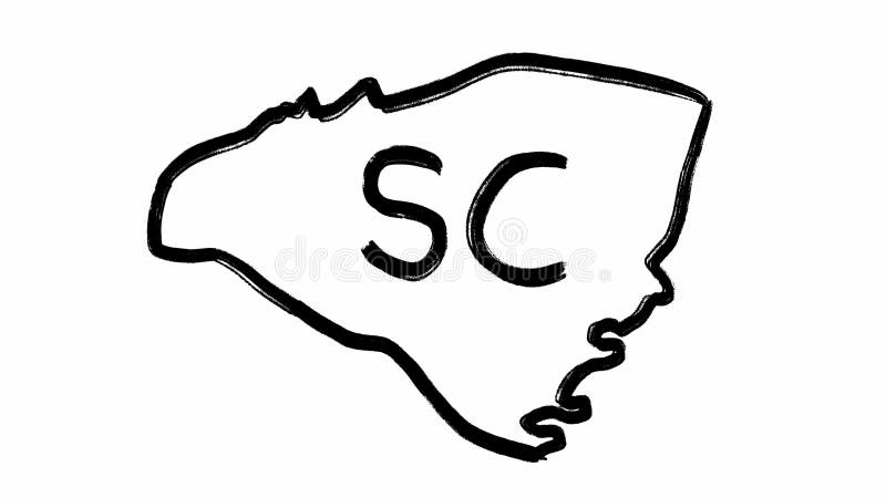 Full Stack of Animated Maps Showcasing Hand Drawn Borders of the USA ...