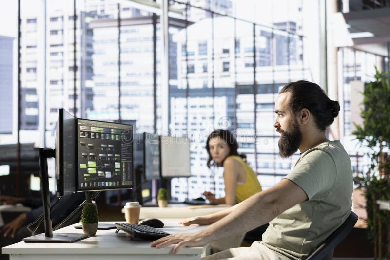 Full Stack Developer Conducting Tests To Optimize Machine Learning ...