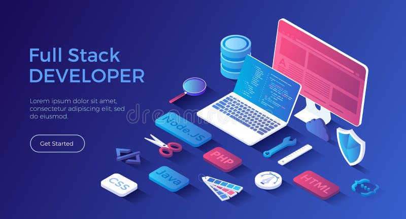 Backend Developer Banner Stock Illustrations – 332 Backend Developer Banner Stock Illustrations ...