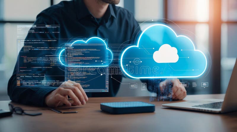 Full-stack Developer Working on Cloud Integration, Coding in the ...