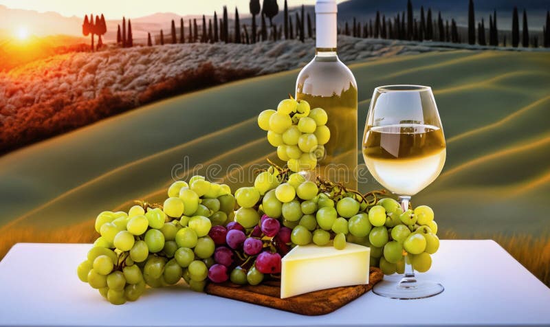 Full Table of Italian Meals AI Generated Image Stock Illustration ...