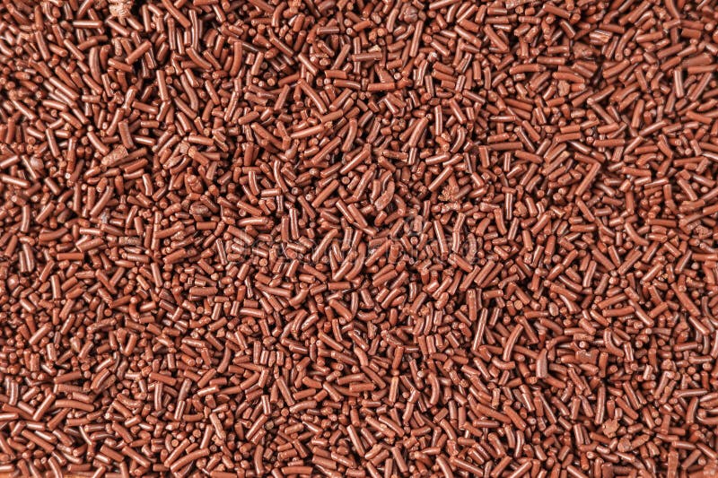 Full Texture of Chocolate Sprinkle or Meises Stock Image - Image of ...