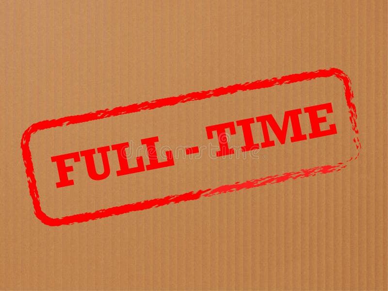 Full Time Part Time Traffic Sign Stock Photo - Image of background ...