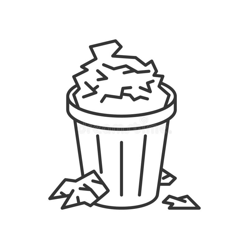 Tissue Bin Icon Stock Illustrations – 708 Tissue Bin Icon Stock ...