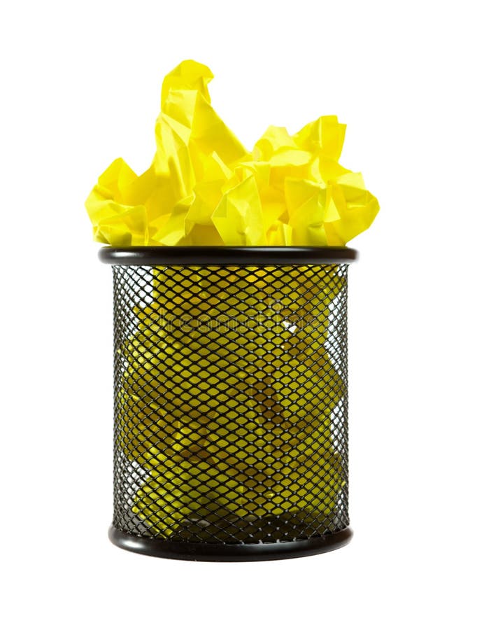 Full trash can stock photo. Image of garbage, cleaning - 28611256