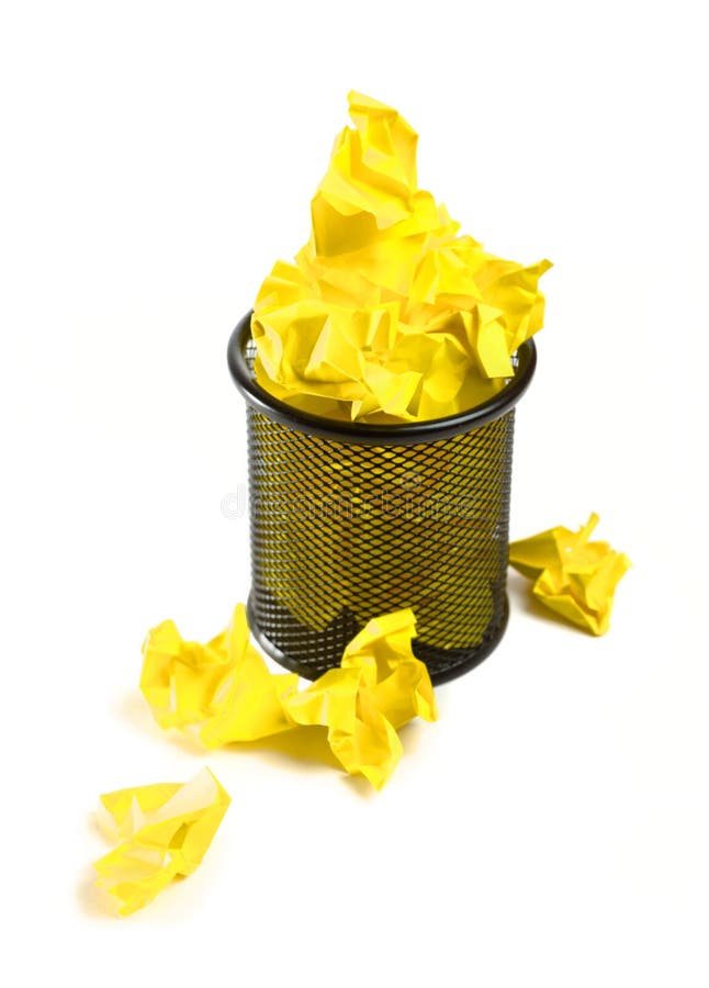 Full trash can stock photo. Image of garbage, cleaning - 28611256
