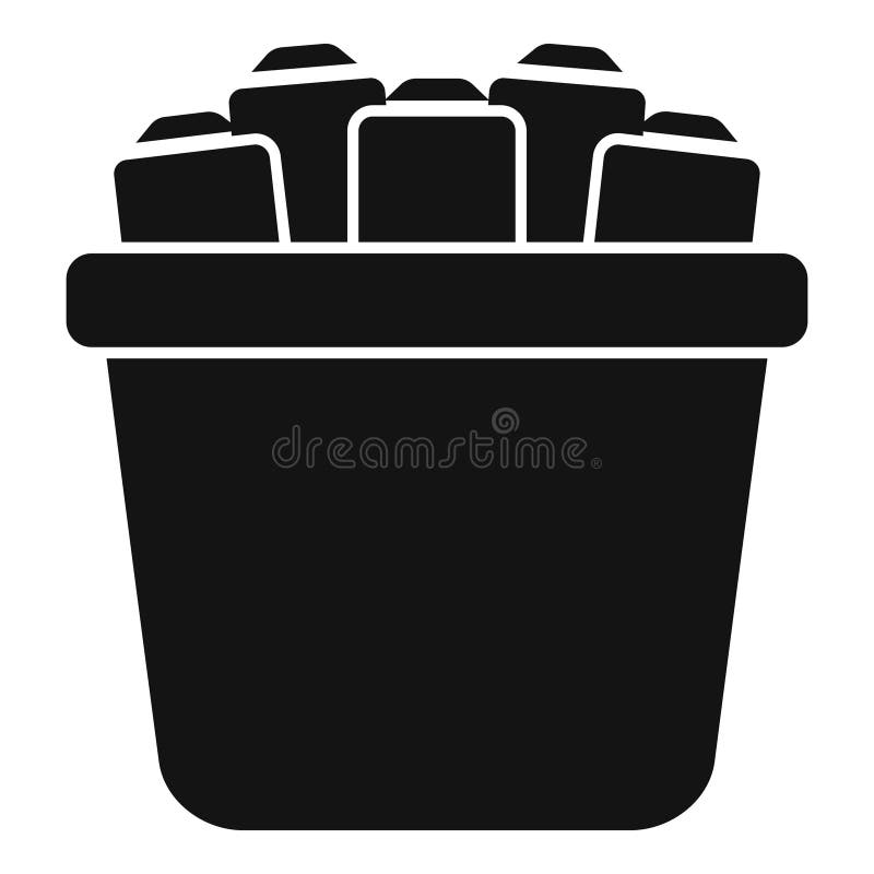 Full Trash Can Overflowing with Crumpled Paper Balls Icon Stock ... Full Trash Can Overflowing with Crumpled Paper Balls Icon Stock ...