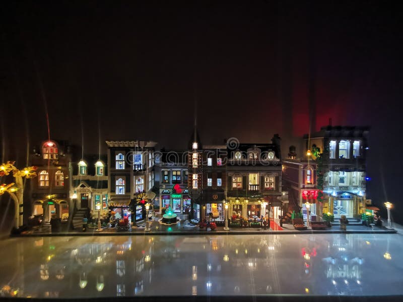 Full view lego street editorial photography. Image of view - 219197892