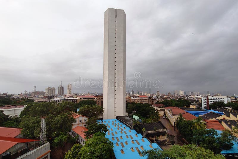 Full View RBI Building Cloudy Sky Stock Photo - Image of cloudy, full ...