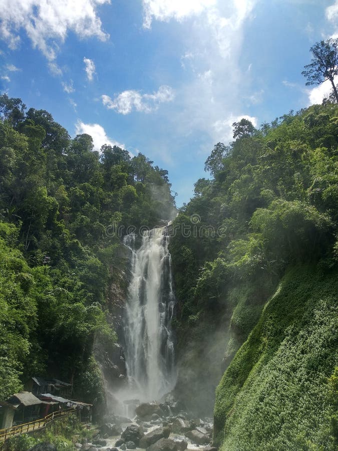 The Full Waterfall is Beautifully Enveloped with Greenery All Around ...