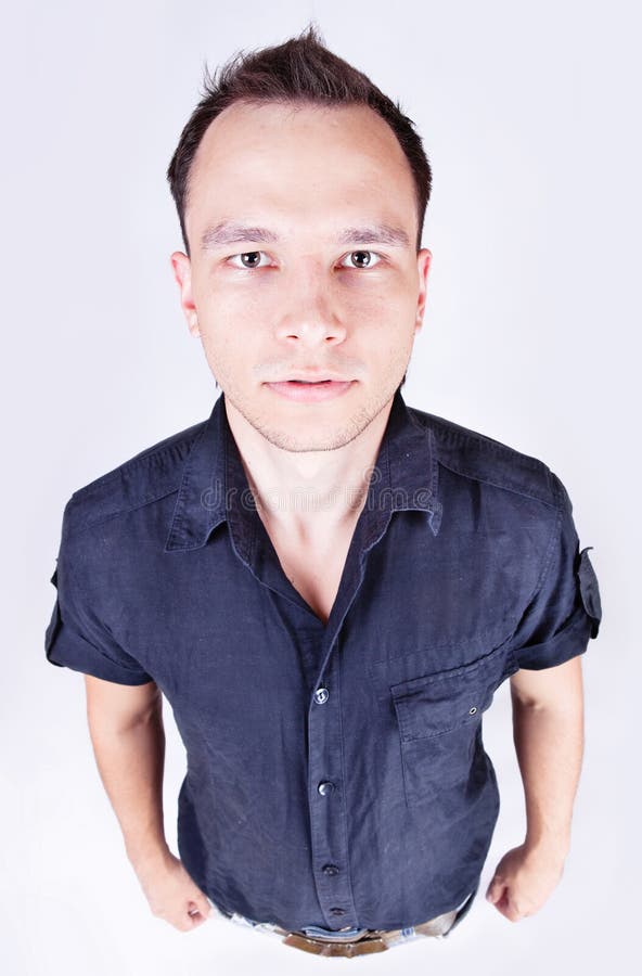 Full young man stock image. Image of portrait, smile - 10857629