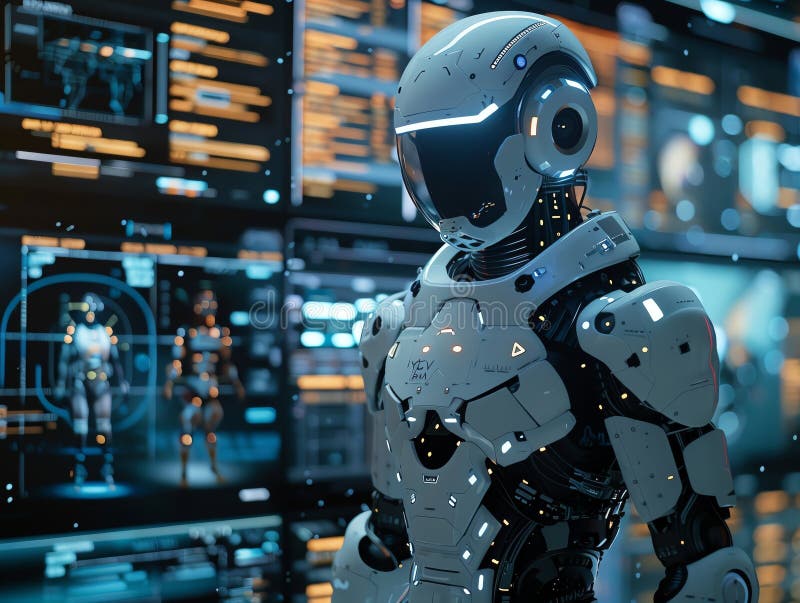 Fullbody Android Analyzing Cybersecurity Threats, Advanced Technology ...