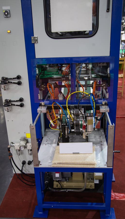 Fully Automatic Packing Machine Stock Image - Image of packing, control ...