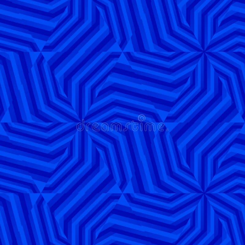 Seamless Blue Colored Unique Pattern Background. Stock Illustration ...