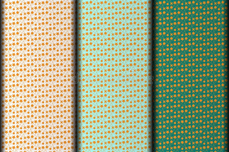 Star Vector Eps Seamless Pattern Design Template. Stock Illustration - Illustration of elegance ...