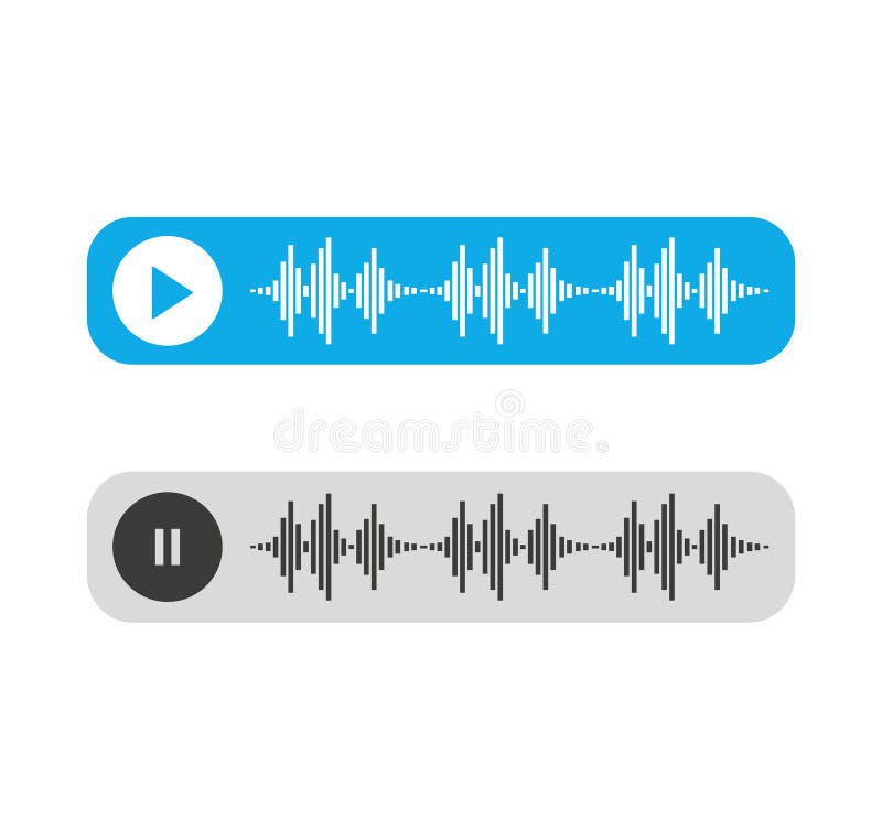 Voice Messages Icon, Event Notification. Modern Flat Style Stock ...