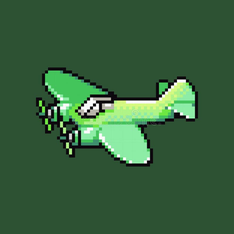 Pixel Art Airplane Stock Illustrations – 603 Pixel Art Airplane Stock ...