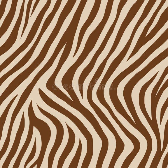 Seamless Zebra-Inspired Vector Pattern with Organic Flowing Lines in ...