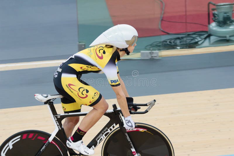 Fully Equipped Cyclist Riding a Bicycle Editorial Photography - Image ...