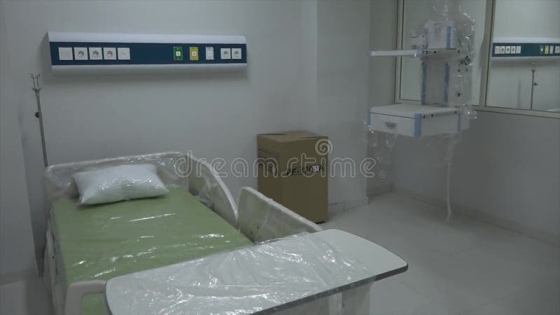 Hospital Room with Single Bed Stock Video - Video of health, empty ...