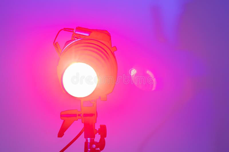 Fully Lit Studio Flashlight Stock Image - Image of design, color: 180127395