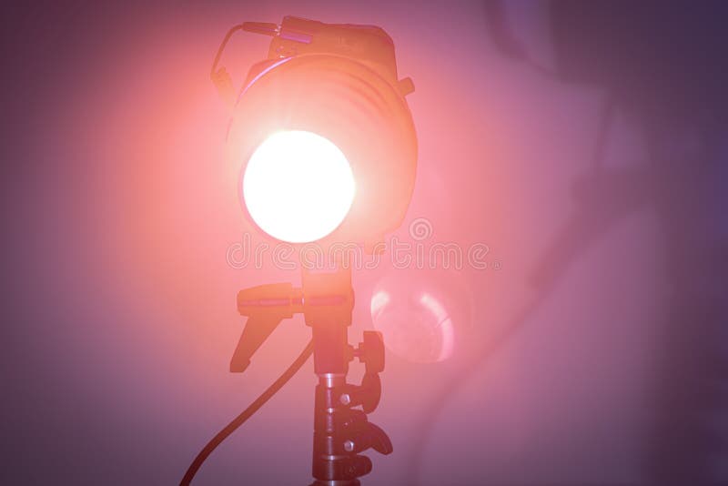 Fully Lit Studio Flashlight Stock Photo - Image of photographic ...