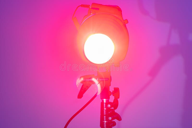 Fully Lit Studio Flashlight Stock Image - Image of lighting, backdrop ...