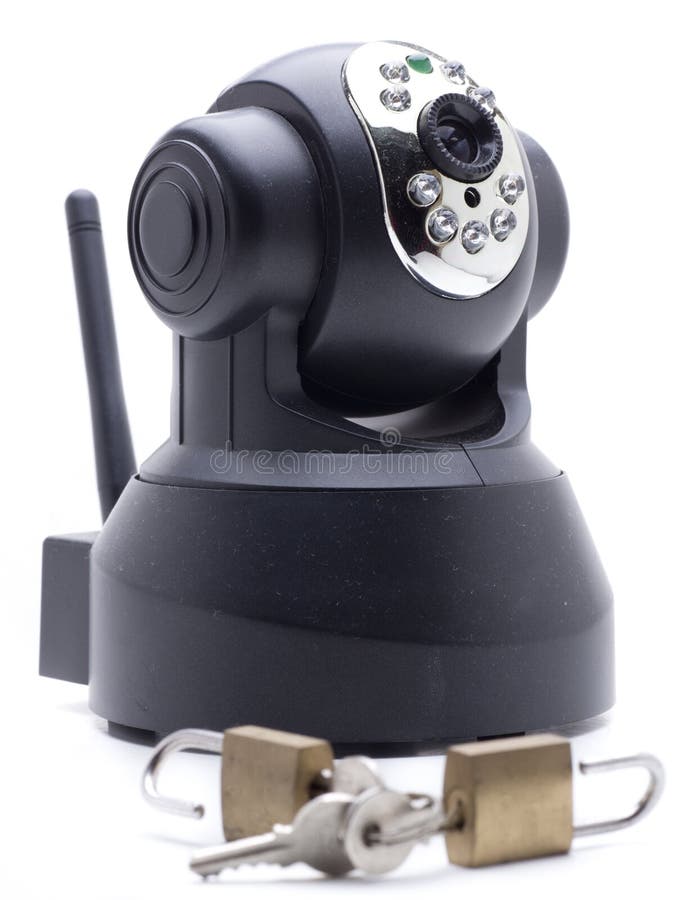 A one camera wifi stock image. Image of vision, padlock - 119167685