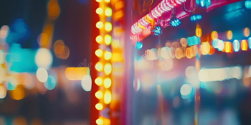 Fully Unfocused Soft Glow of a Colorful Abstract Light Pattern Stock ...