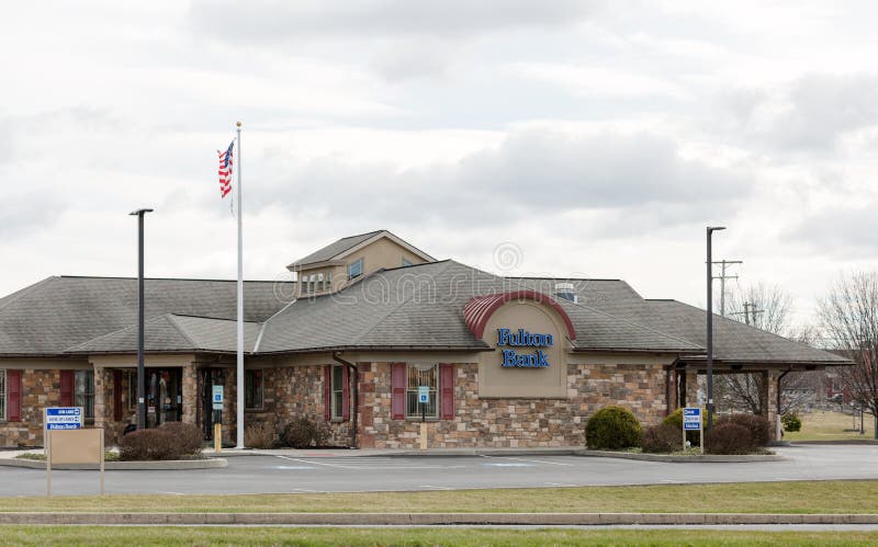 Fulton Bank of New Jersey editorial photo. Image of window - 106154841