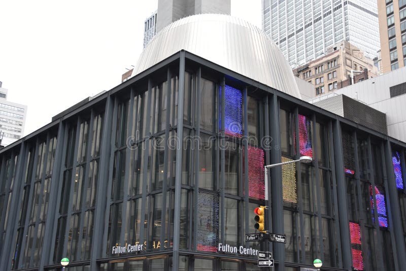 Fulton Center in Manhattan, New York Editorial Photo - Image of tourism ...